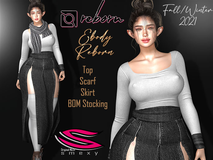 Second Life Marketplace - ::Smexy:: E. Reborn SET BW